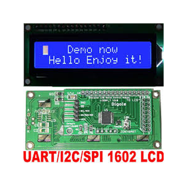 Display 16x2 Alfanumérico (QAPASS / 1602A) - Wassermatic